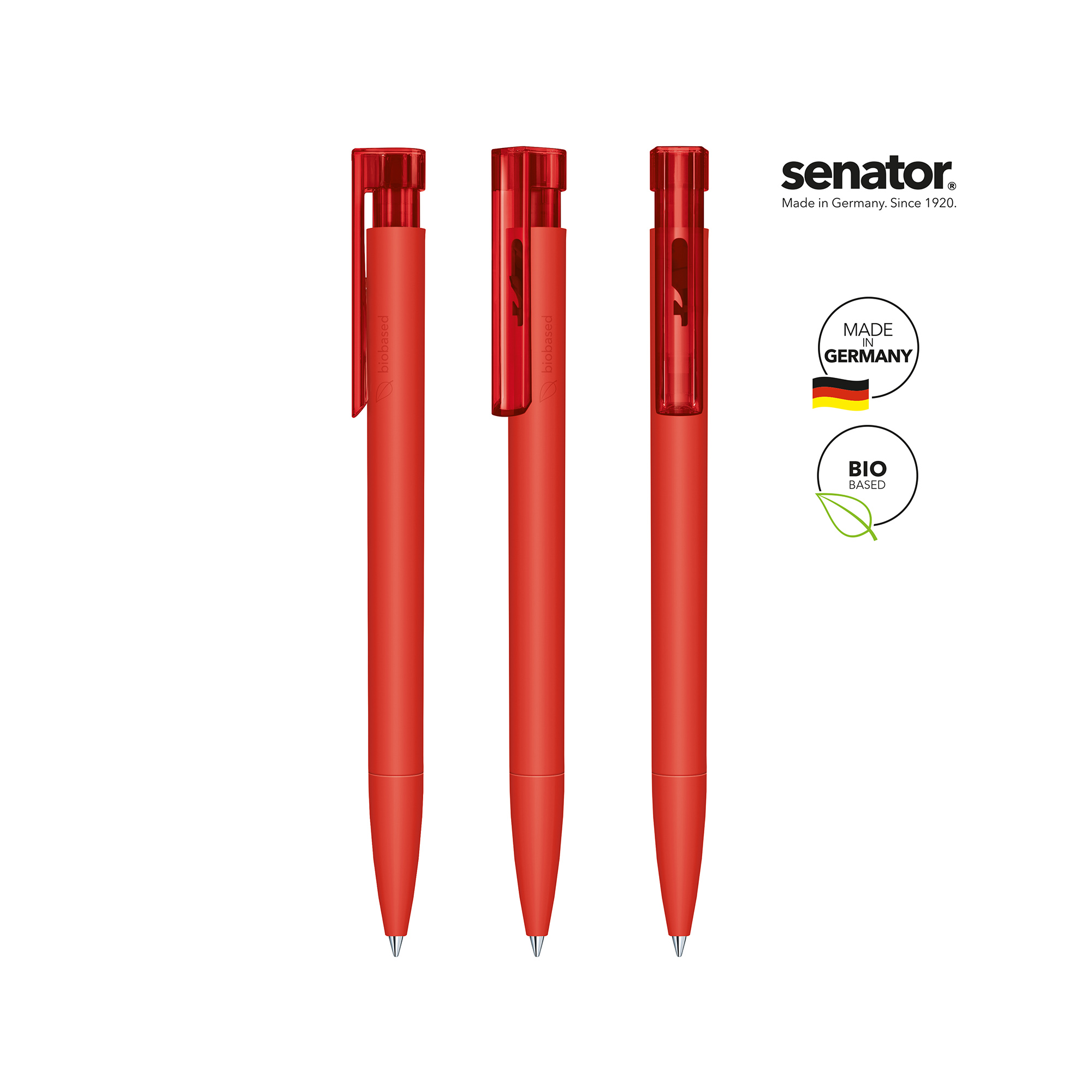 Senator Liberty Biobased Stylo coloré Impression jusqu'à 4 couleurs ...
