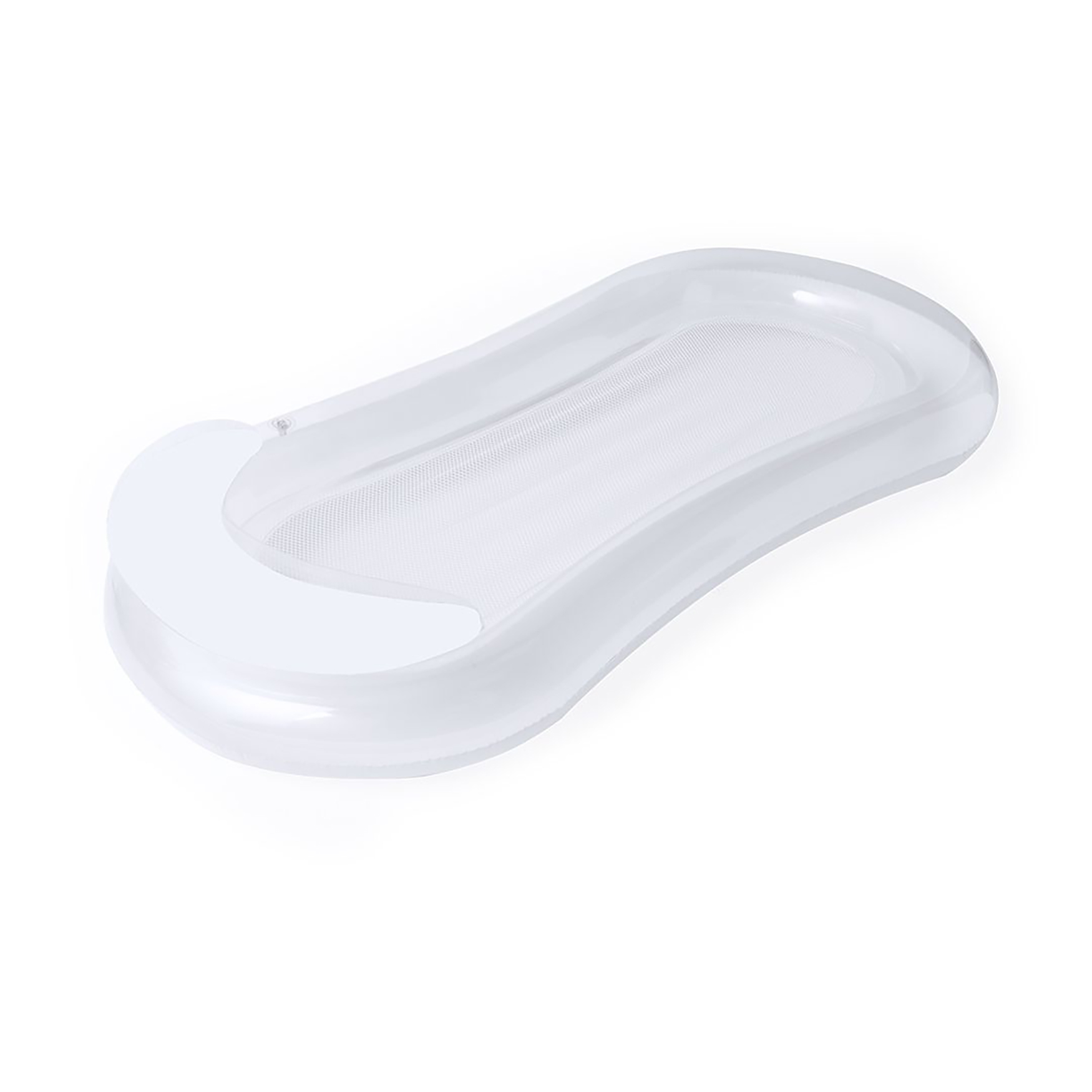 Kussen Sophie - PVC | Net design | Opblaasbaar | Wit | 1 kleur ...