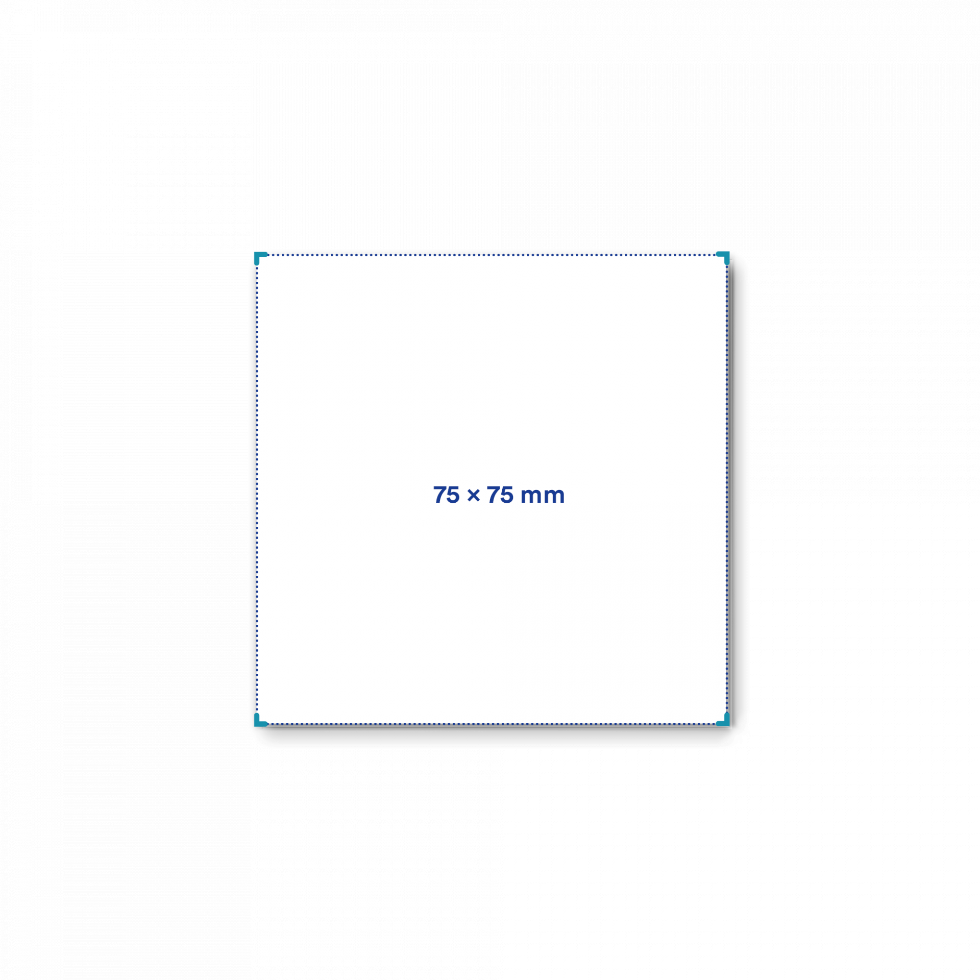 Haftnotizen Eco - Viereck Recyclingpapier 75 x 75mm 25 Blatt | Maxilia.de